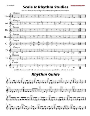 Scale and Rhythm Studies | Band Warmups